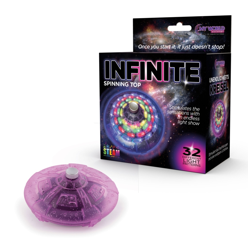 Funtime GiftsInfinity Spinning Top - 2 Cols