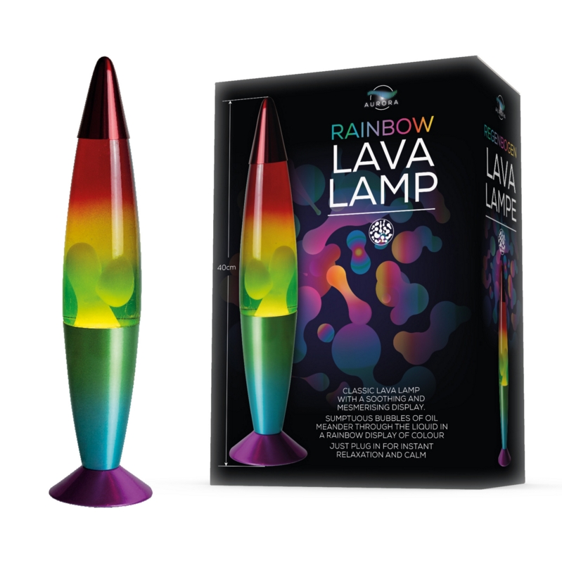 Funtime Gifts40cm Rainbow Lava Lamp